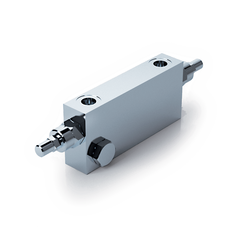 Marchesini 3/8" BSP Double Overcentre Valve Banjo Bolt Mounted – VHS Hydraulics