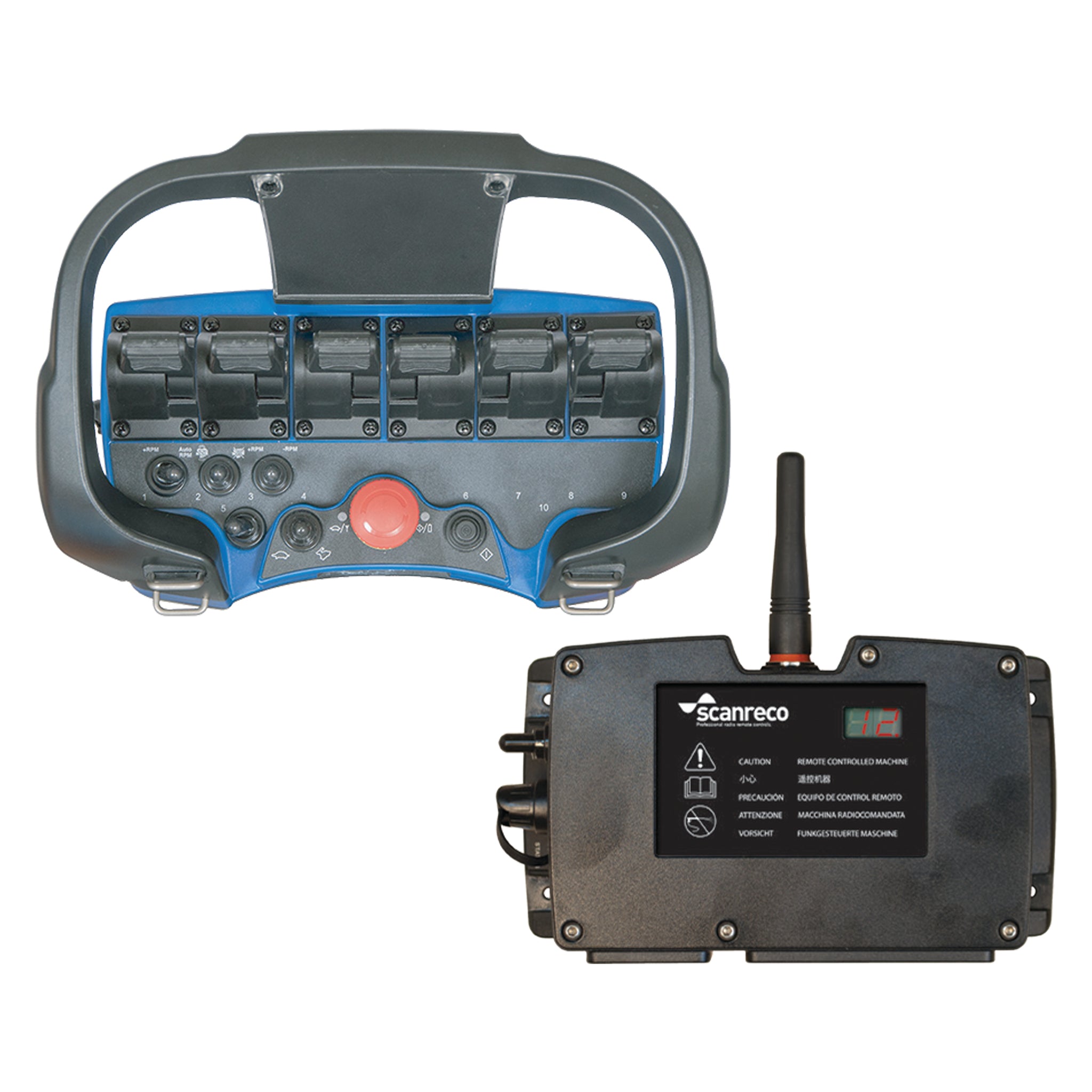 Scanreco RC400 G2B Radio Remote with Mini 6 Lever Handset For Danfoss ...